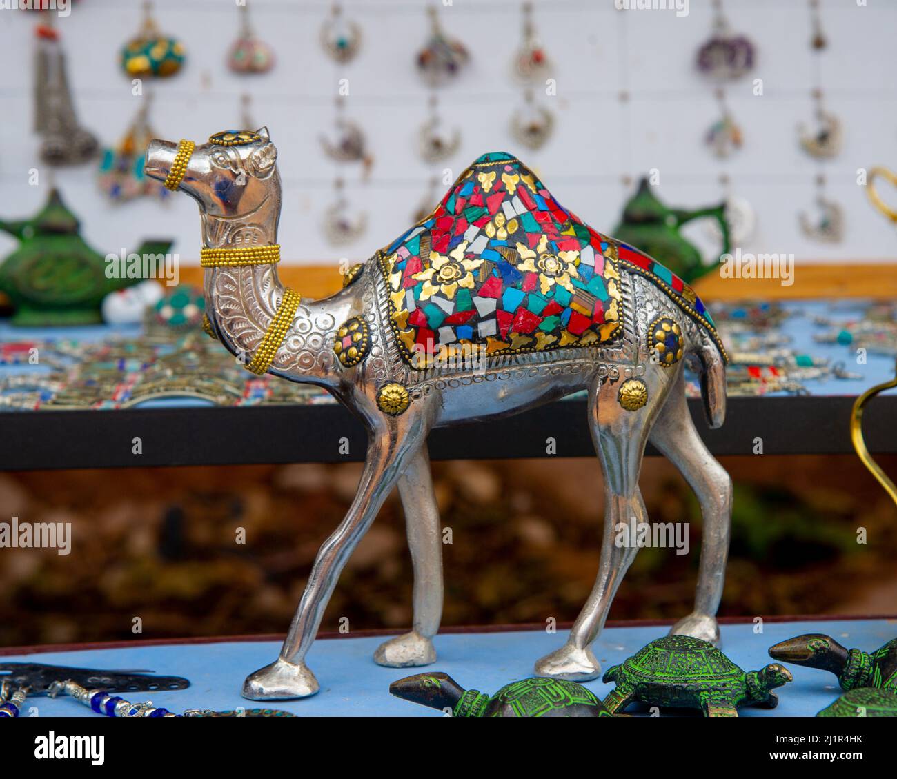 Traditional hand made objects for sale in Petra Jordan 20 february 2020 ...