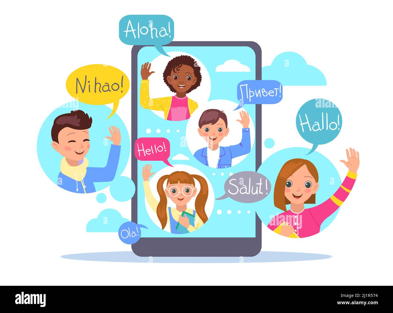 Multi language translator. Kids mobile app. Children education with ...