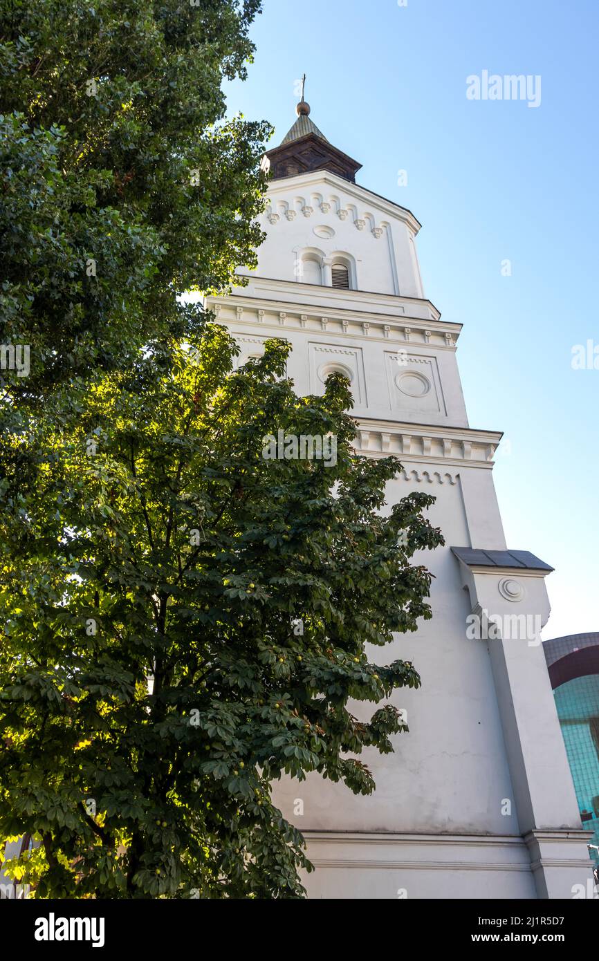 BUCHAREST, ROMANIA - AUGUST 17, 2021: Roman Catholic Baratia church at ...