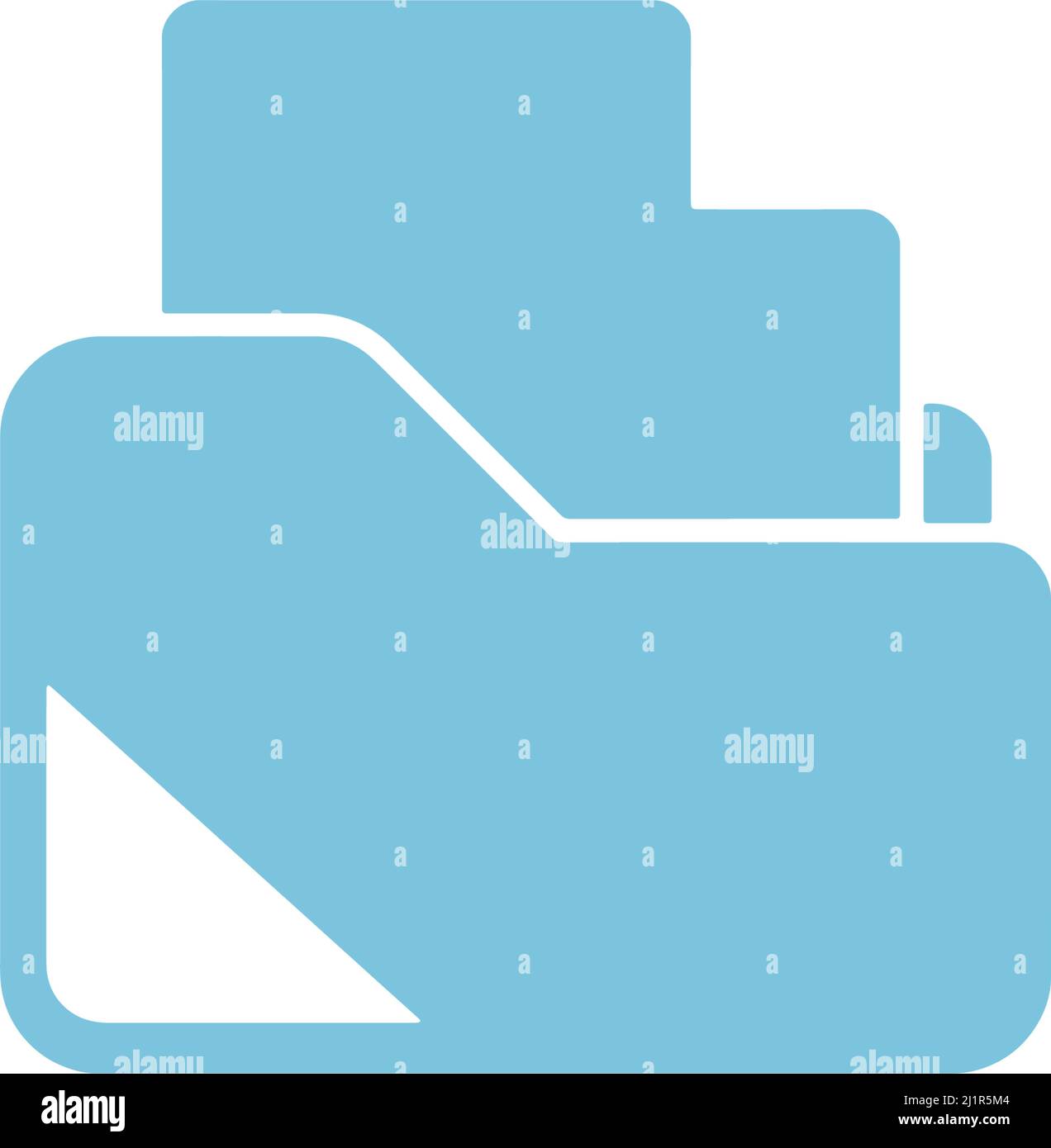 Folder icon flat design template vector illustration Stock Vector Image ...