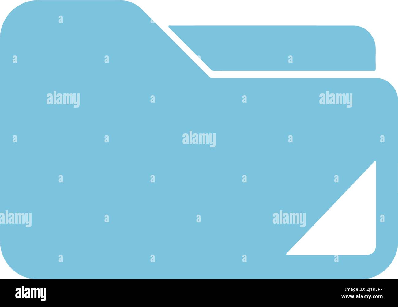 Folder icon flat design template vector illustration Stock Vector Image ...