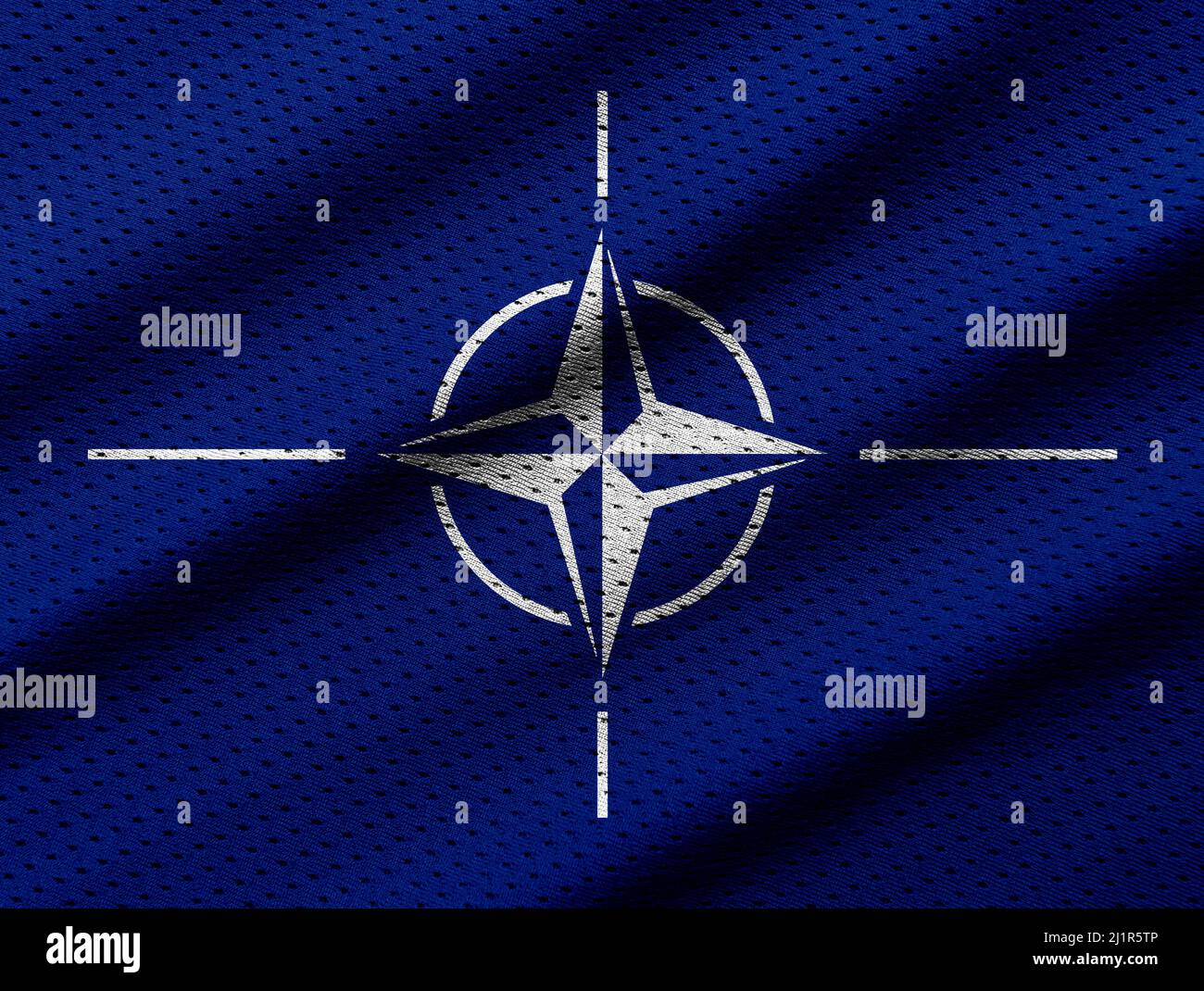 NATO flag on texture sports. Horizontal sport theme poster, greeting ...