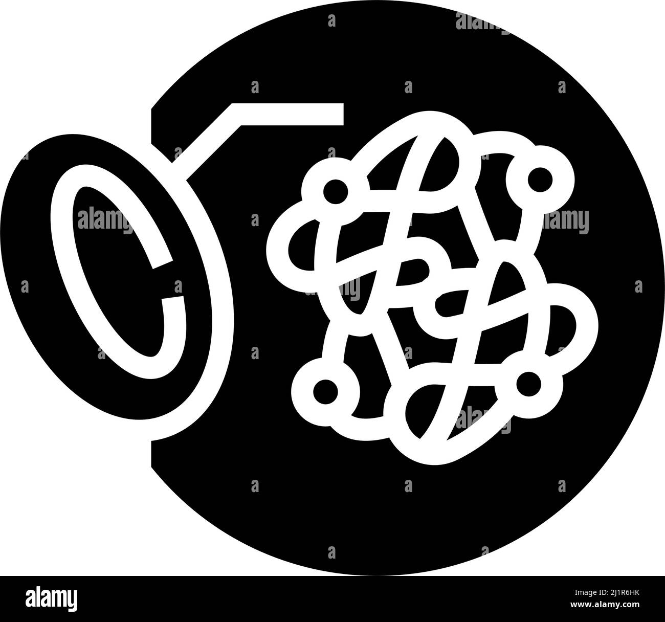 hemoglobin for blood glyph icon vector illustration Stock Vector Image ...