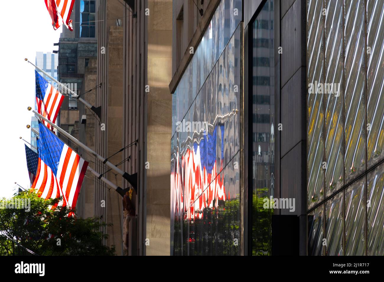 American flags windows hi-res stock photography and images - Alamy