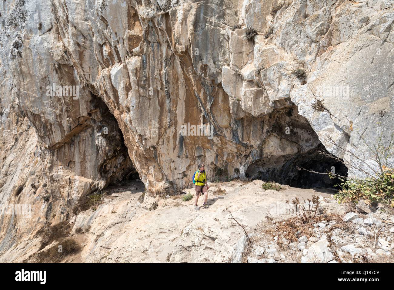 Goat's Hair or Twin Caves, Gibraltar Stock Photo - Alamy