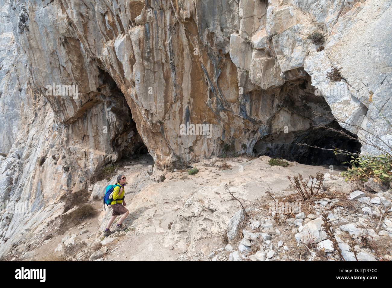 Goat's Hair or Twin Caves, Gibraltar Stock Photo - Alamy
