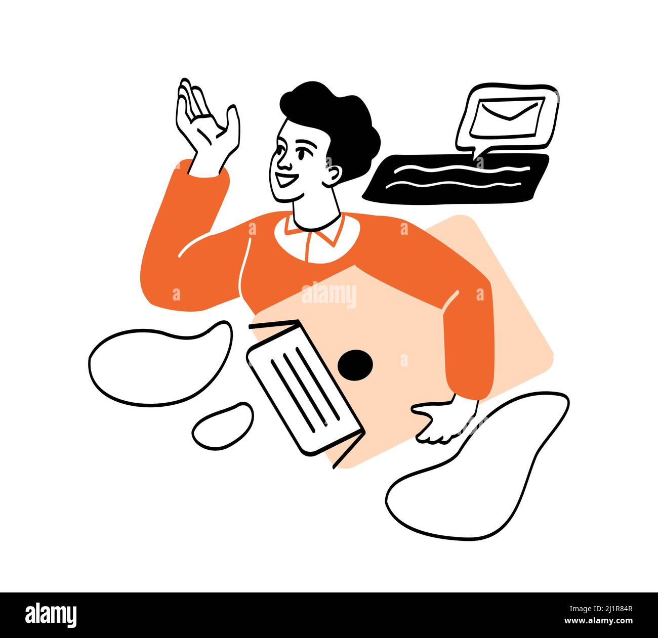 People signing contract abstract concept Stock Vector Image & Art - Alamy