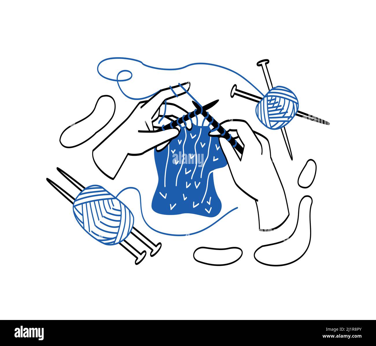 Needlework embroidery abstract concept Stock Vector Image & Art - Alamy