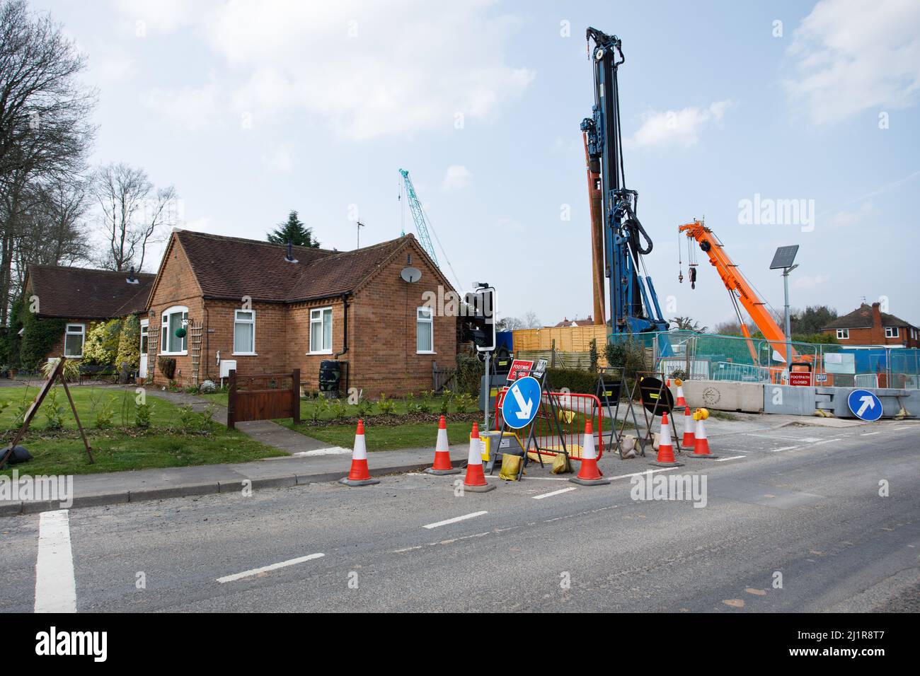 Burton green hs2 construction hi-res stock photography and images - Alamy