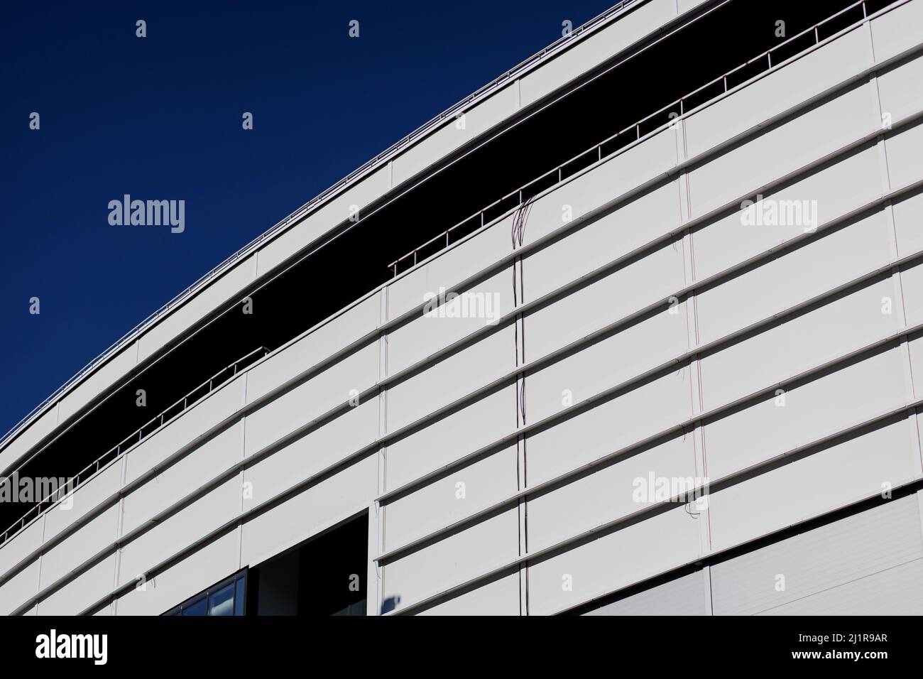 modern white office building against the sky. commercial architecture Stock Photo - Alamy