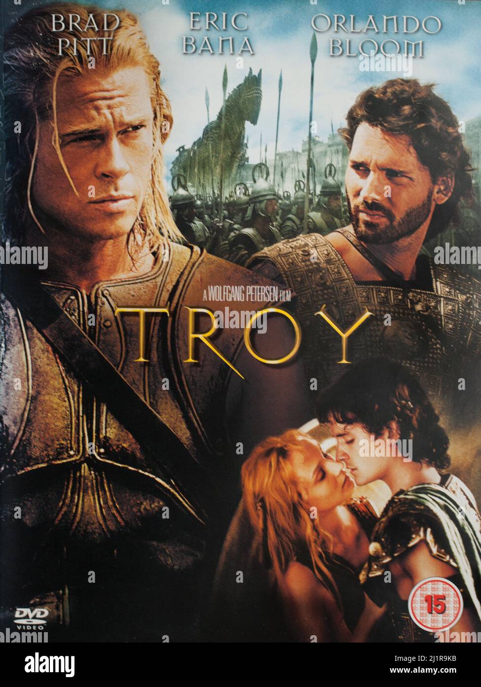 Troy movie brad pitt eric bana hi-res stock photography and images - Alamy