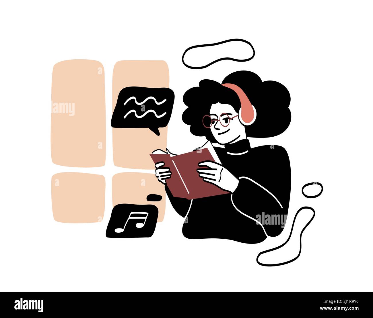 Literature fan with books concept Stock Vector Image & Art - Alamy