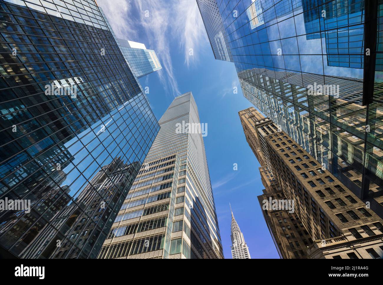 Newly built One Vanderbilt Building stands among Midtown Manhattan NYC ...