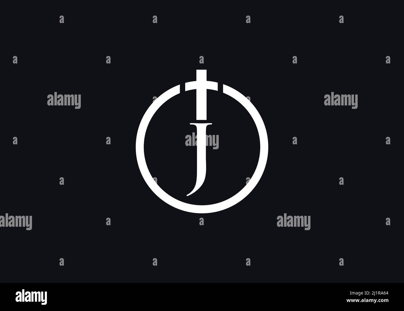 Church circle logo and symbol design vector with the letter and ...