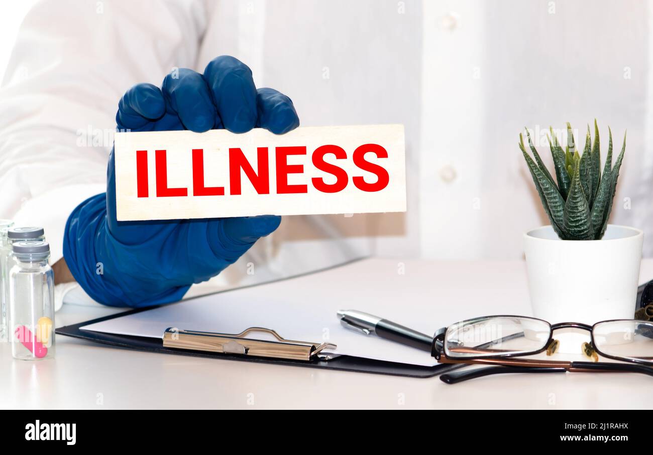 Hand writing illness with the abstract background. The word DIAGNOSIS ...