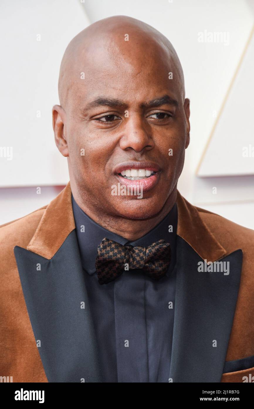 Kevin Frazier walking on the red carpet at the 94th Academy Awards held ...