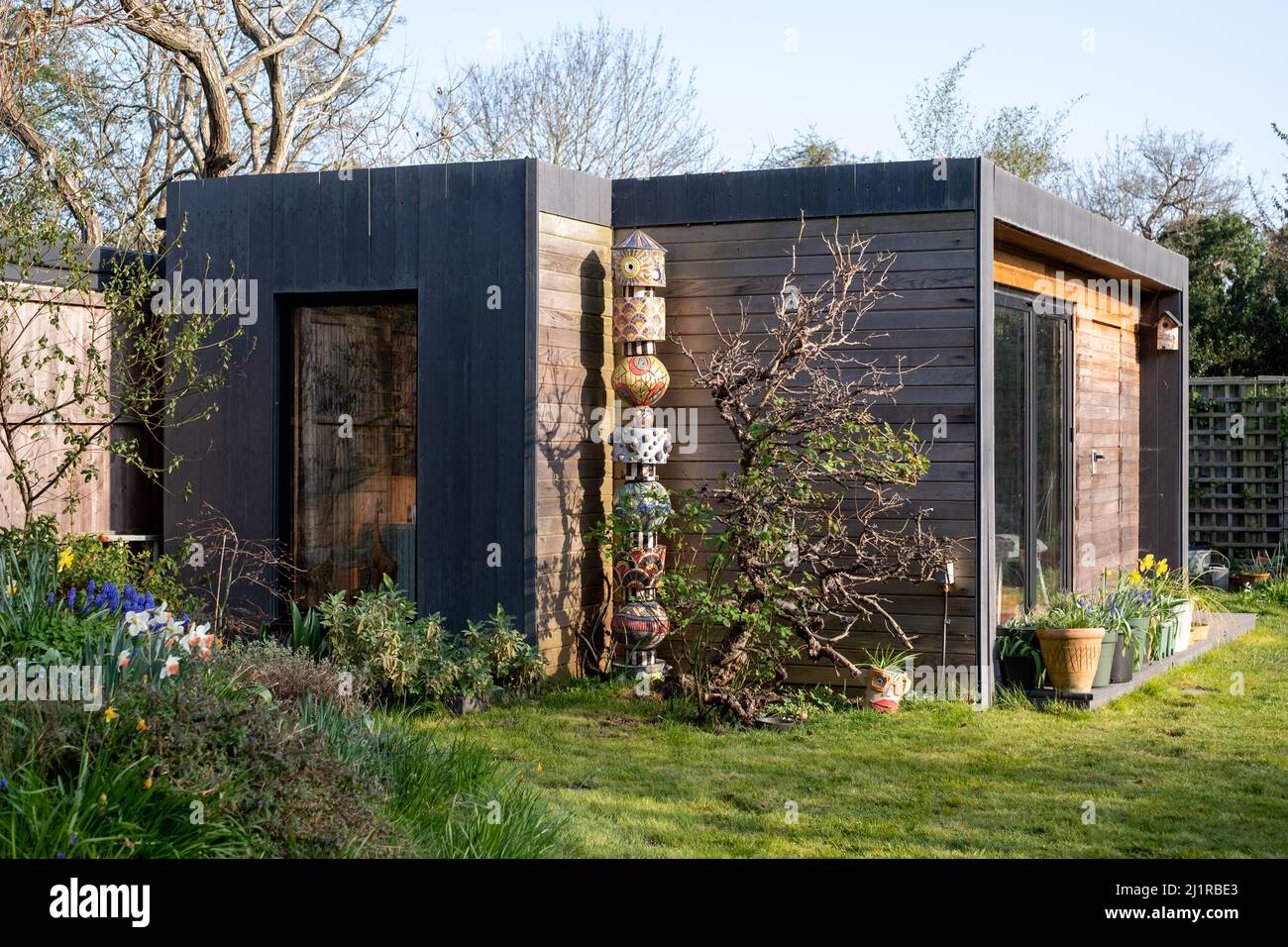 White painted residential building at Canning Place, Queen's Gate ...