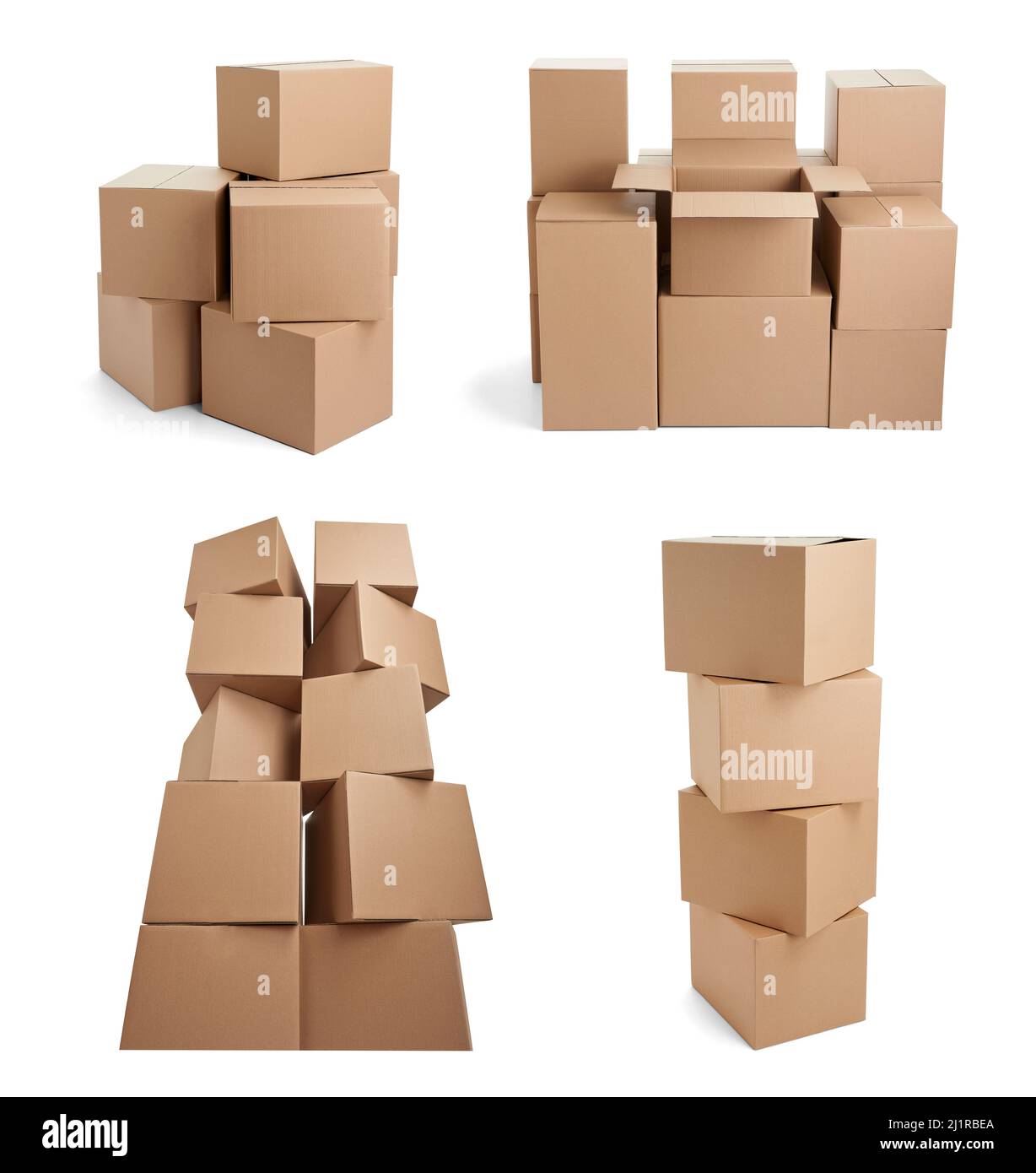 box package delivery cardboard carton Stock Photo - Alamy