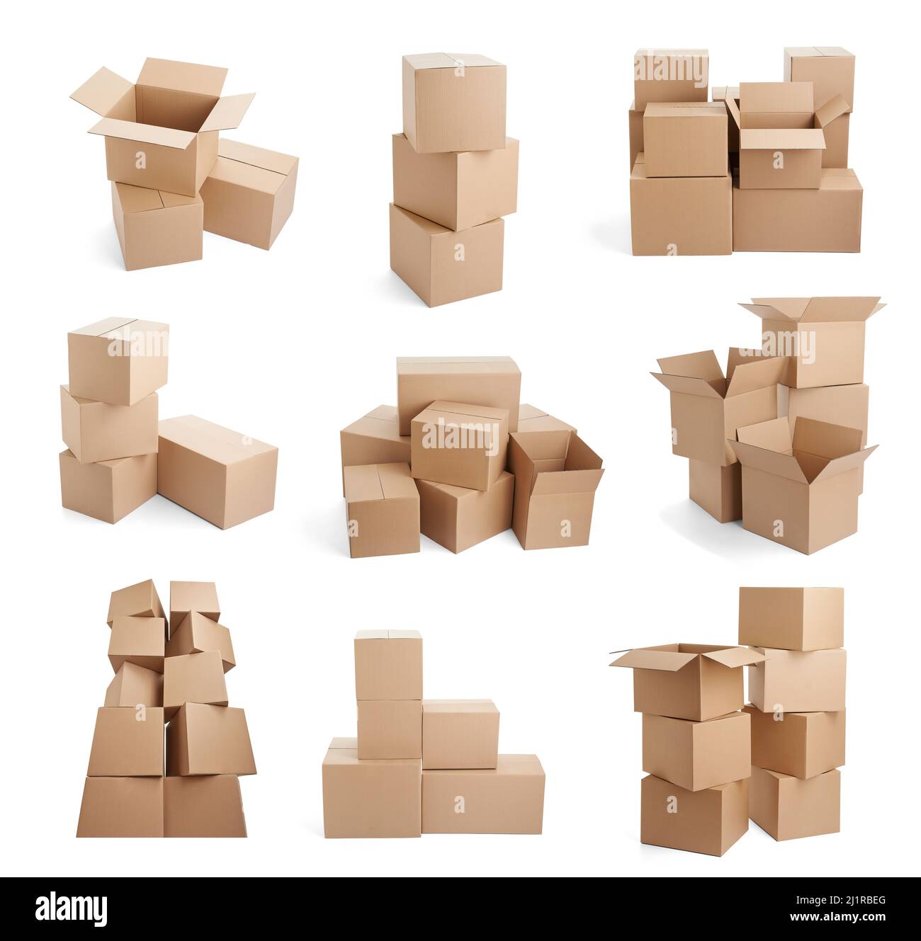 box package delivery cardboard carton Stock Photo - Alamy