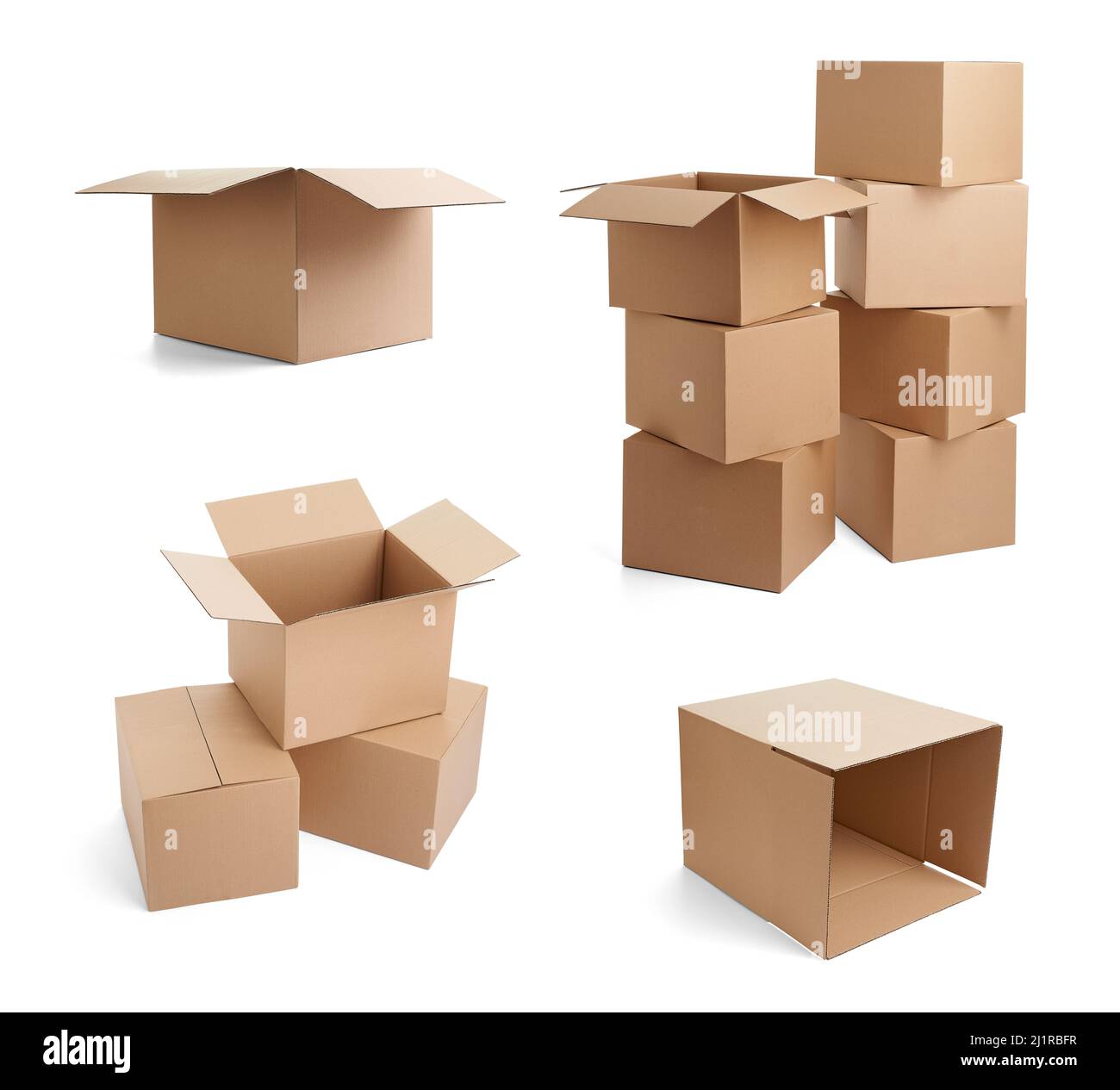 box package delivery cardboard carton Stock Photo - Alamy