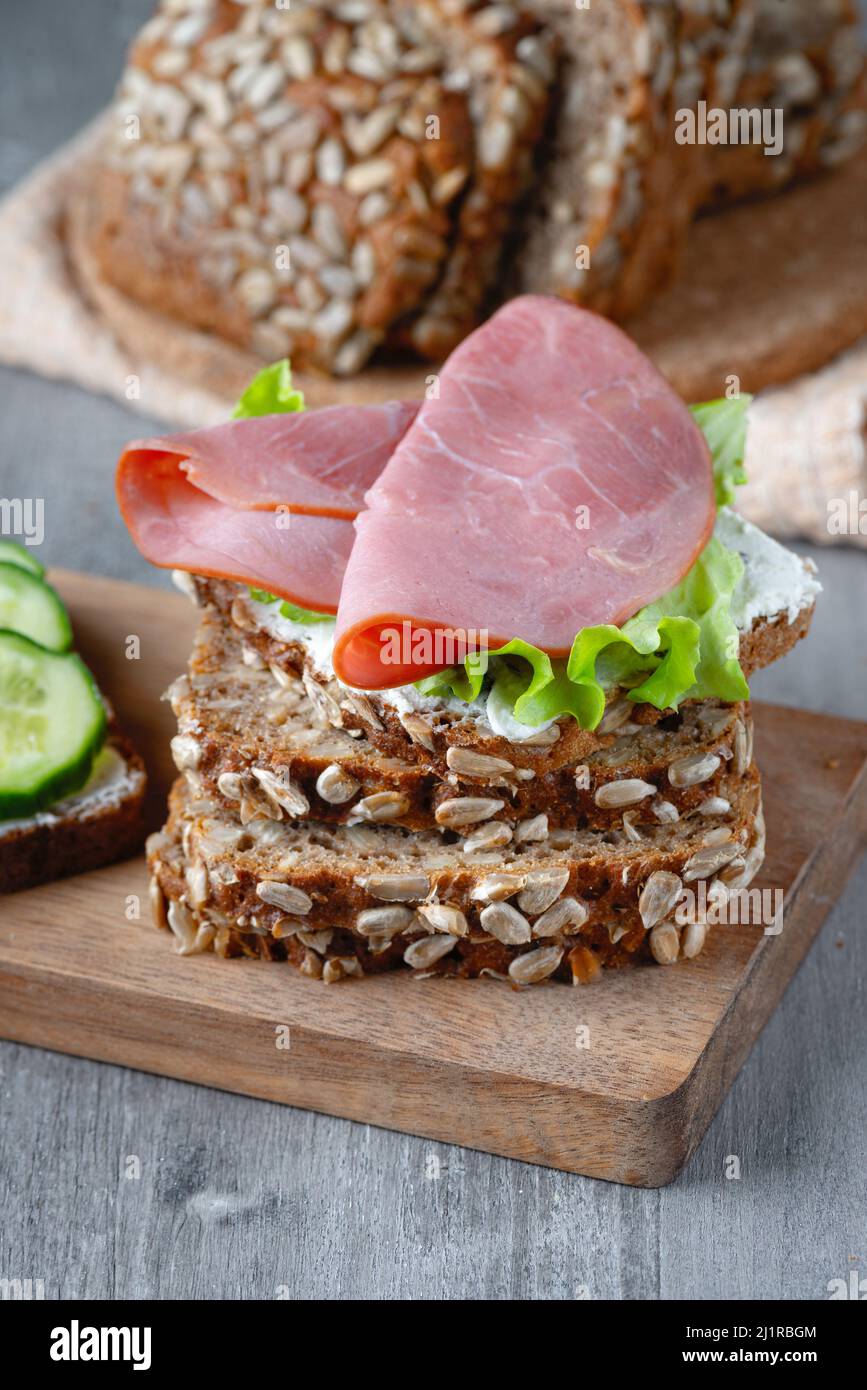 Empty sandwich loaf white background hi-res stock photography and ...