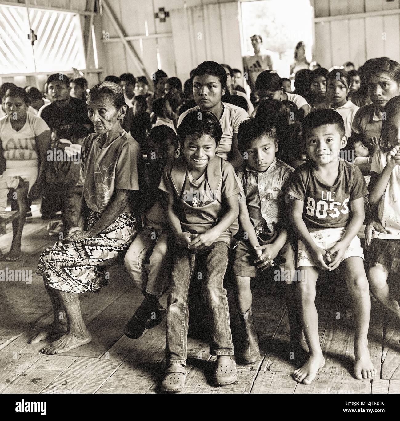 Cabecar indigenous families in Costa Rica gathered in Missionaries of ...