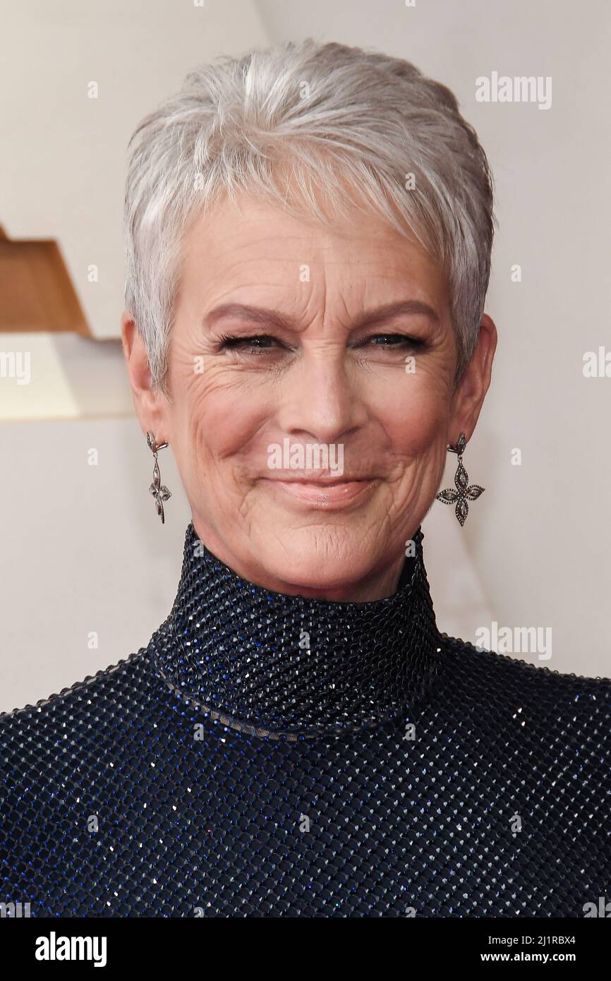 Los Angeles, USA. 27th Mar, 2022. Jamie Lee Curtis walking on the red ...