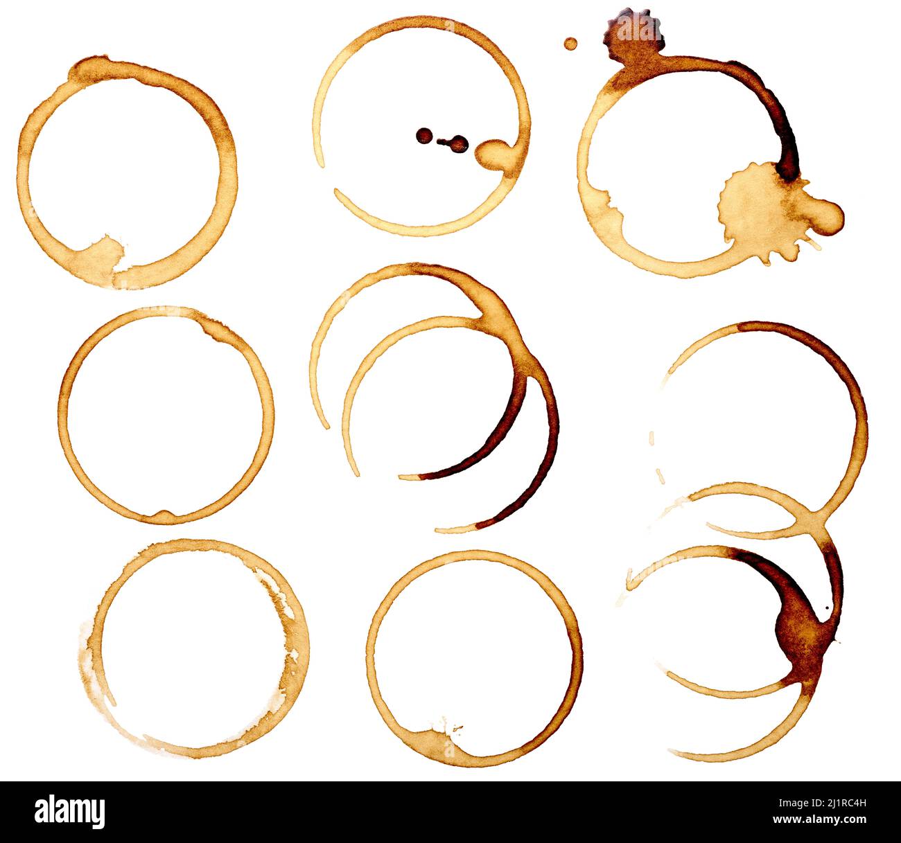coffee stain fleck drink beverage Stock Photo - Alamy