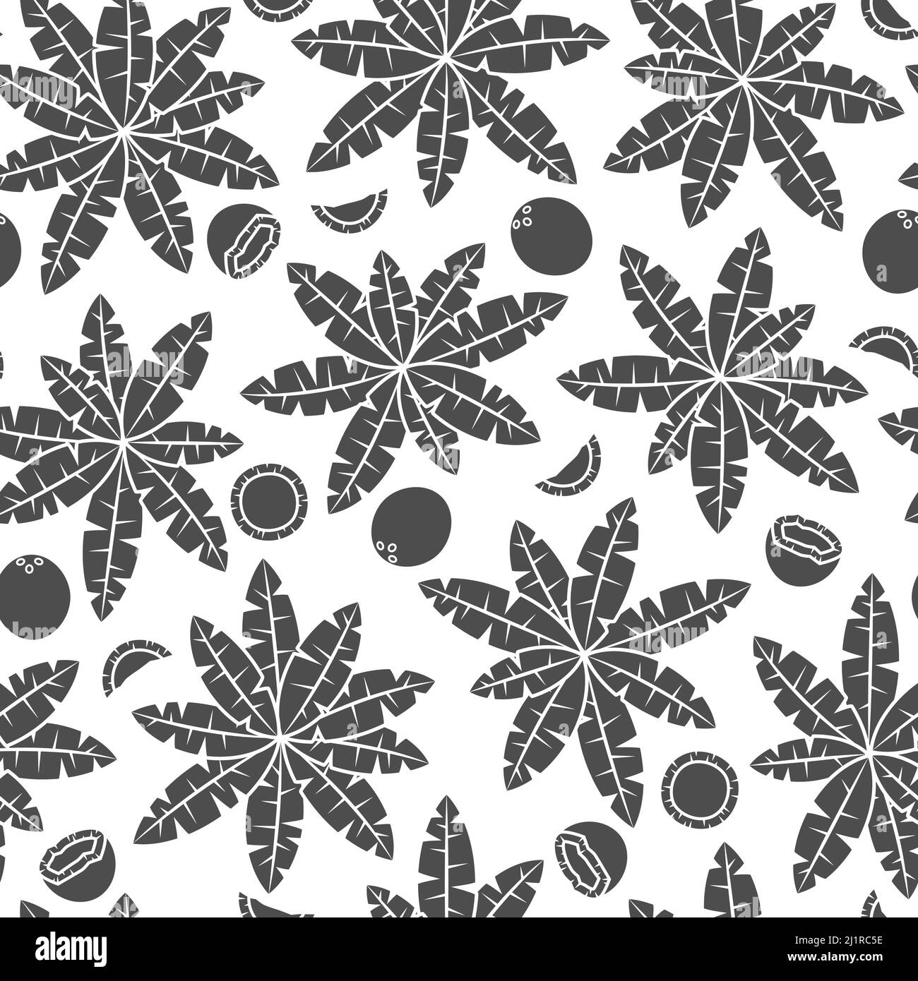 Palm trees on miami Stock Vector Images - Alamy