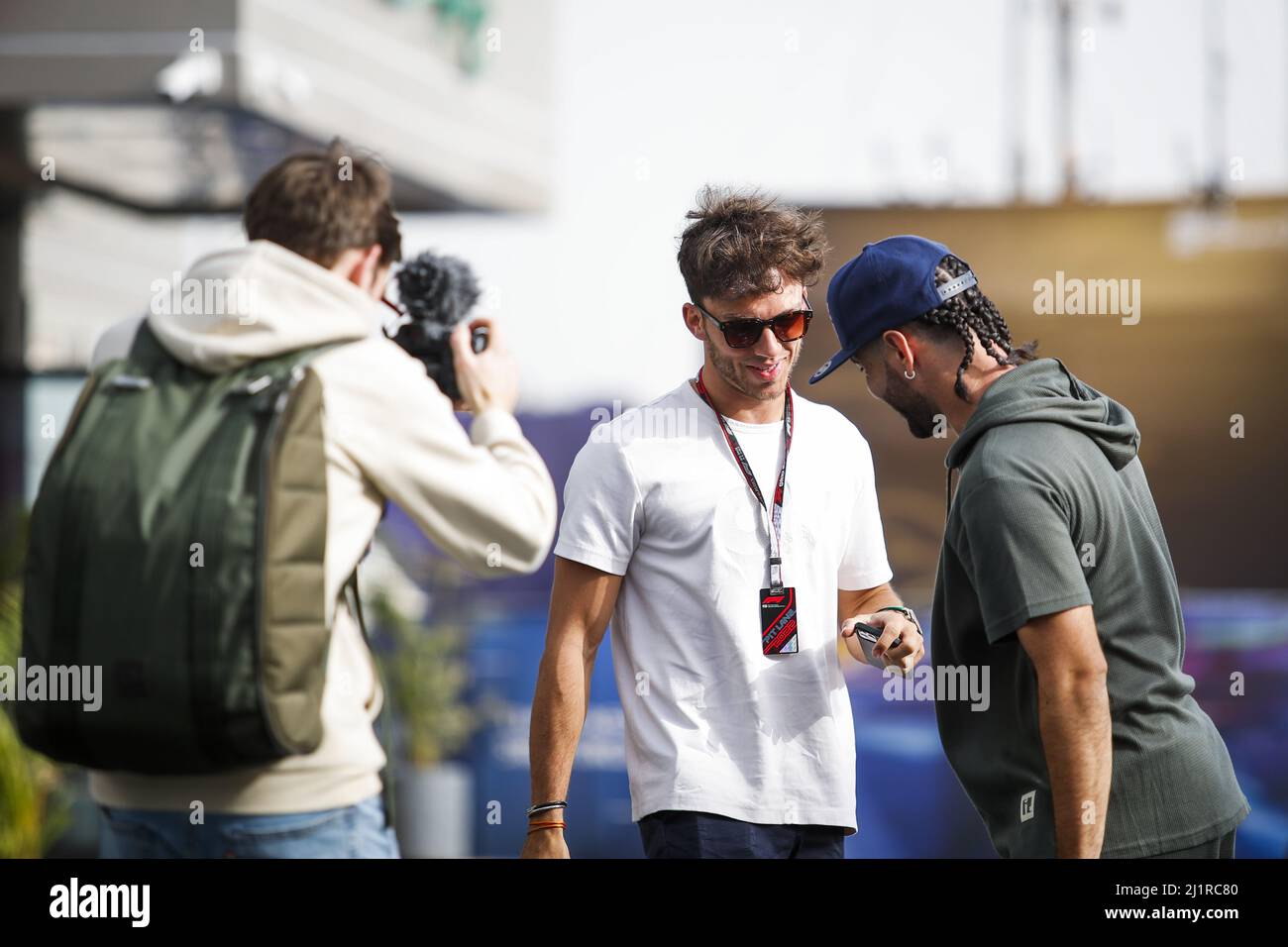 Sean Garnier, French footballer and freestyle artist, GASLY Pierre (fra ...