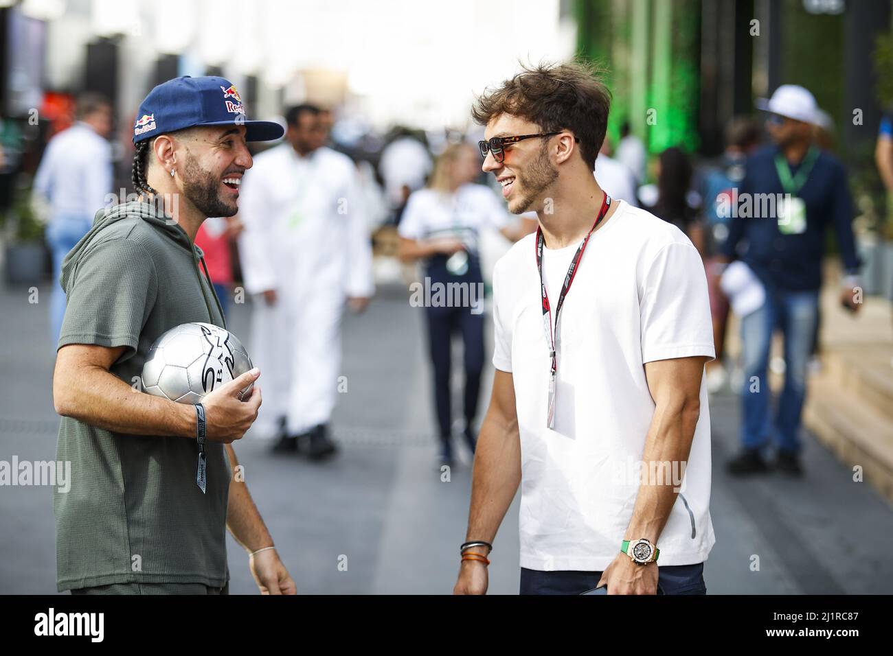 Sean Garnier, French footballer and freestyle artist, GASLY Pierre (fra ...