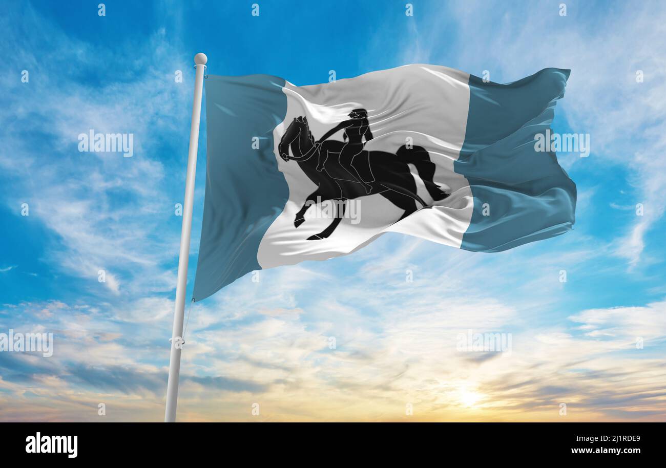 3d city flag ireland hi-res stock photography and images - Alamy