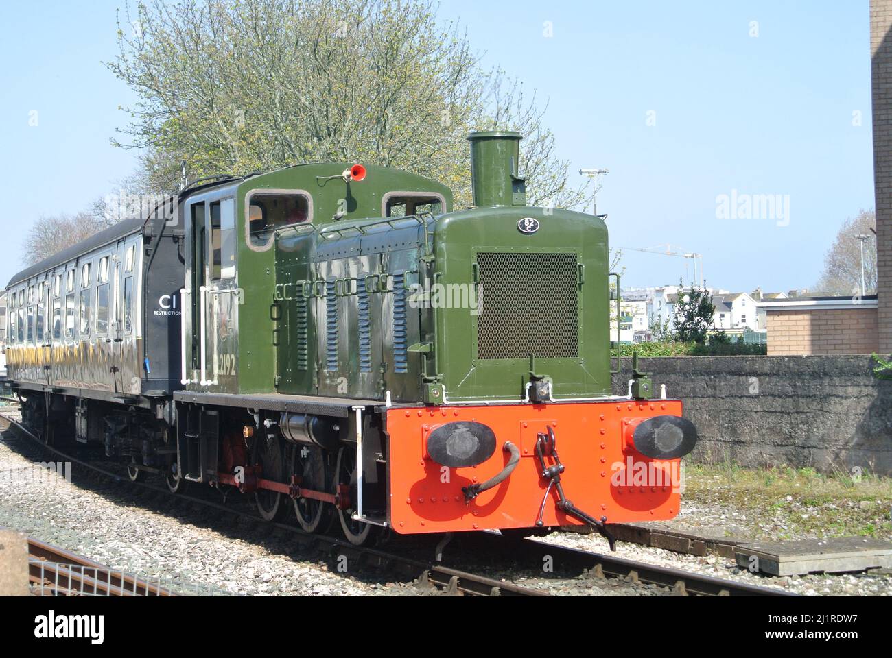 Dartmouth Steam Railway GWR Class 03 D2192 " Titan " entering Paignton ...