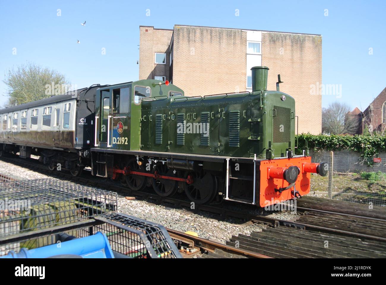 Dartmouth Steam Railway GWR Class 03 D2192 " Titan " entering Paignton ...