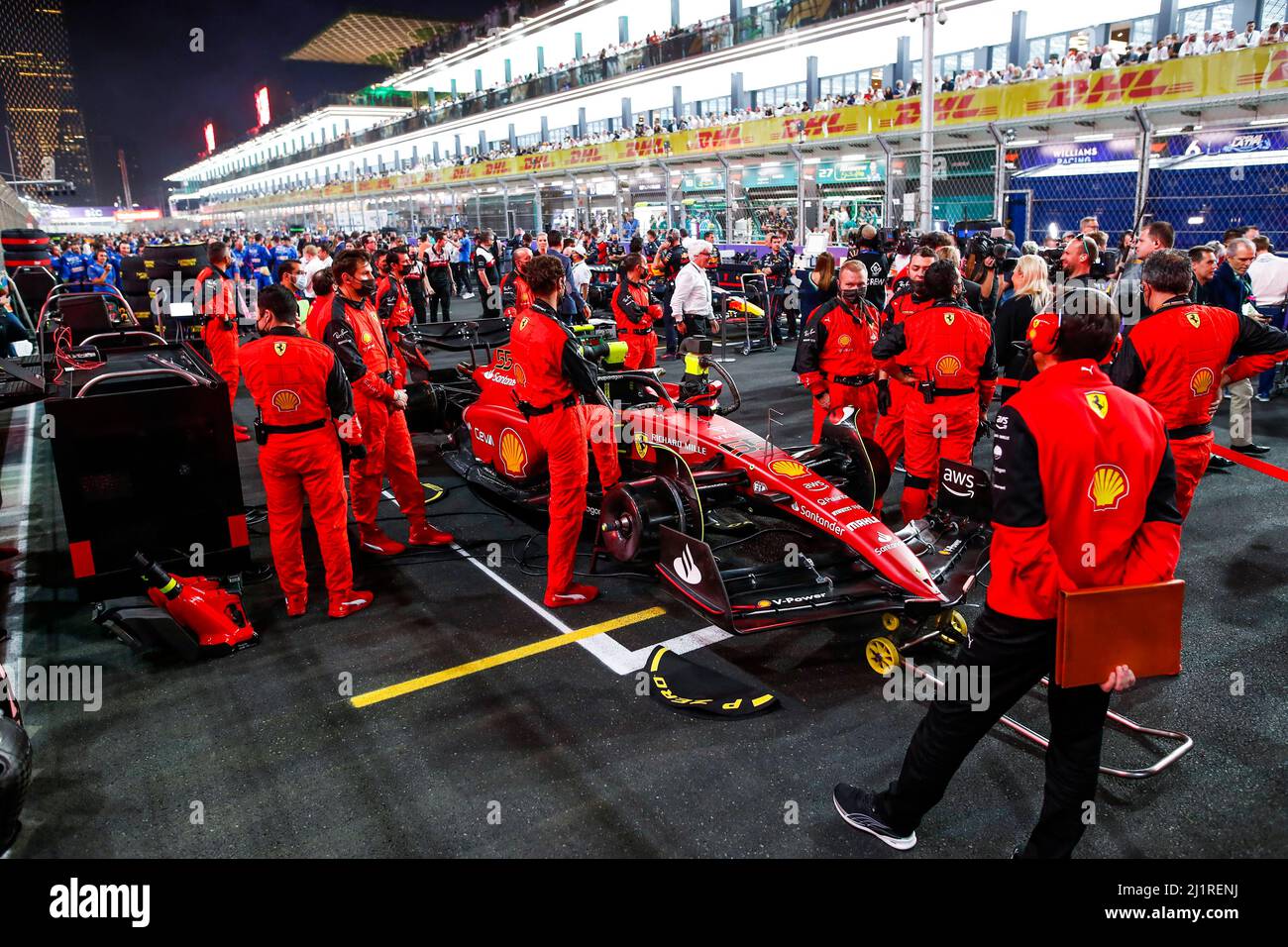 Jeddah, Saudi Arabia. 27th Mar, 2022. Scuderia Ferrari team, F1 Grand ...