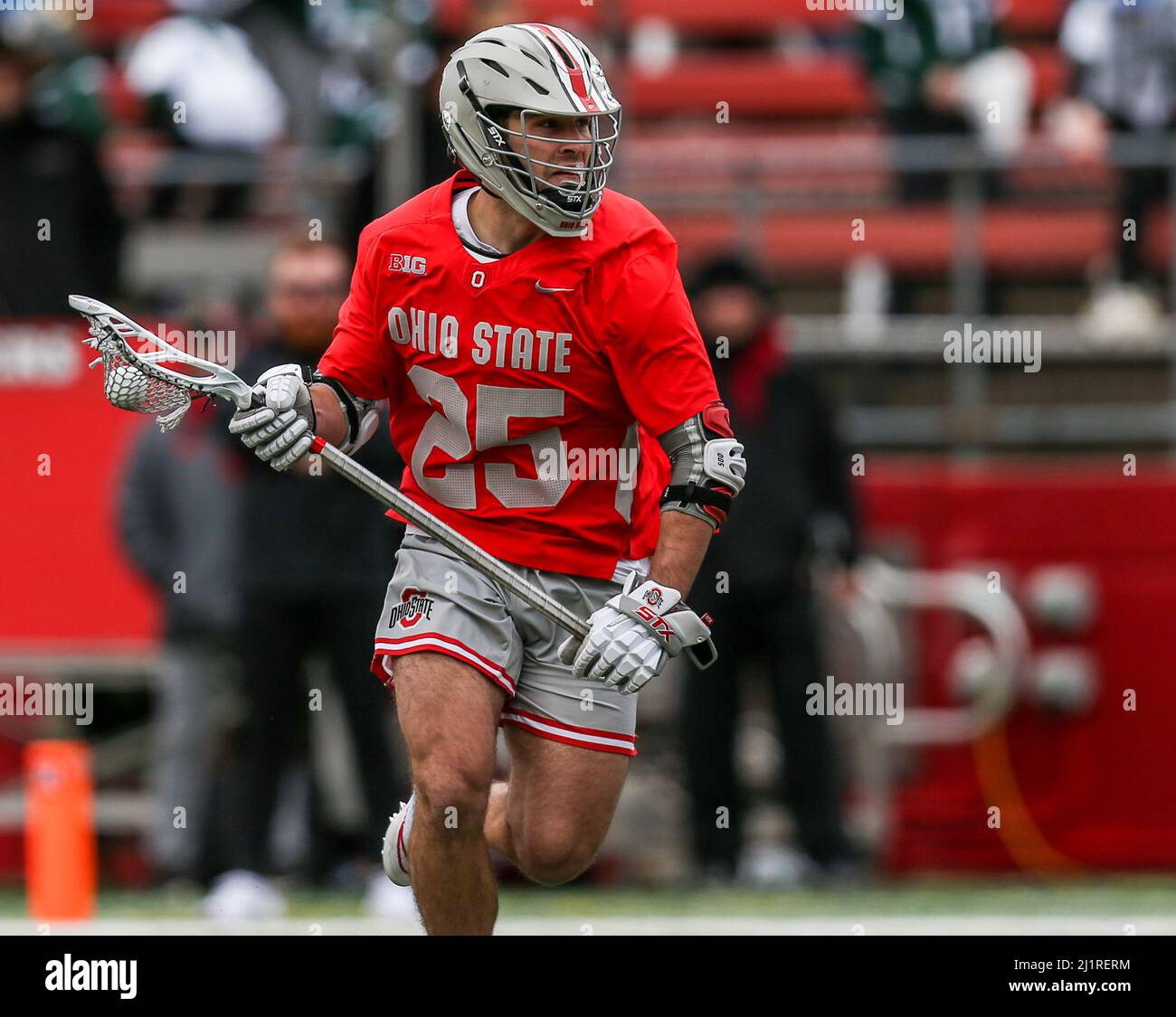 March 27, 2022: Ohio St. attack Mitchell Pehlke (25) during an NCAA ...