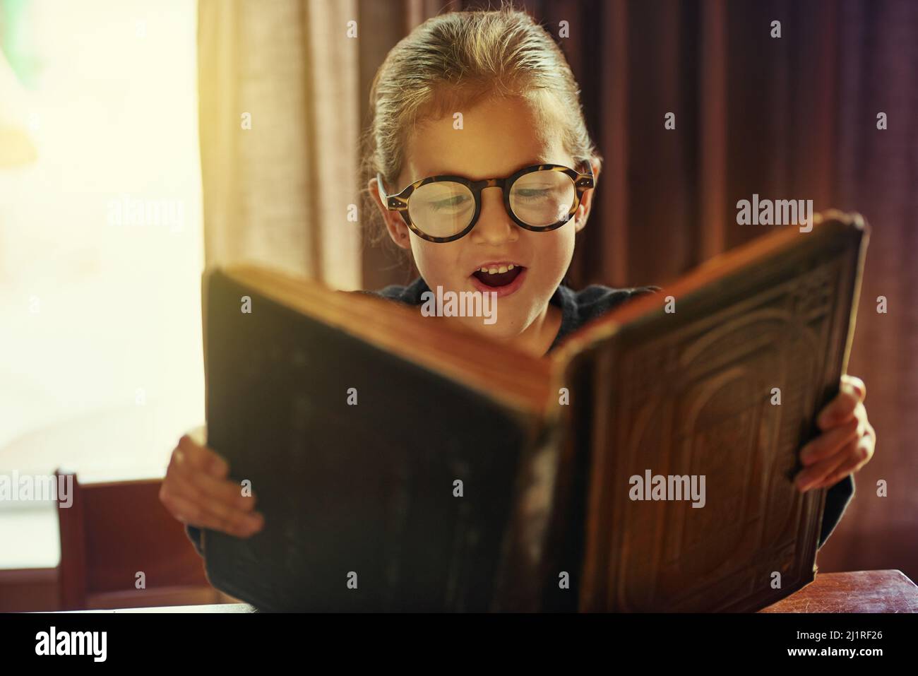 Children see magic because they look for it. Cropped shot of a little ...