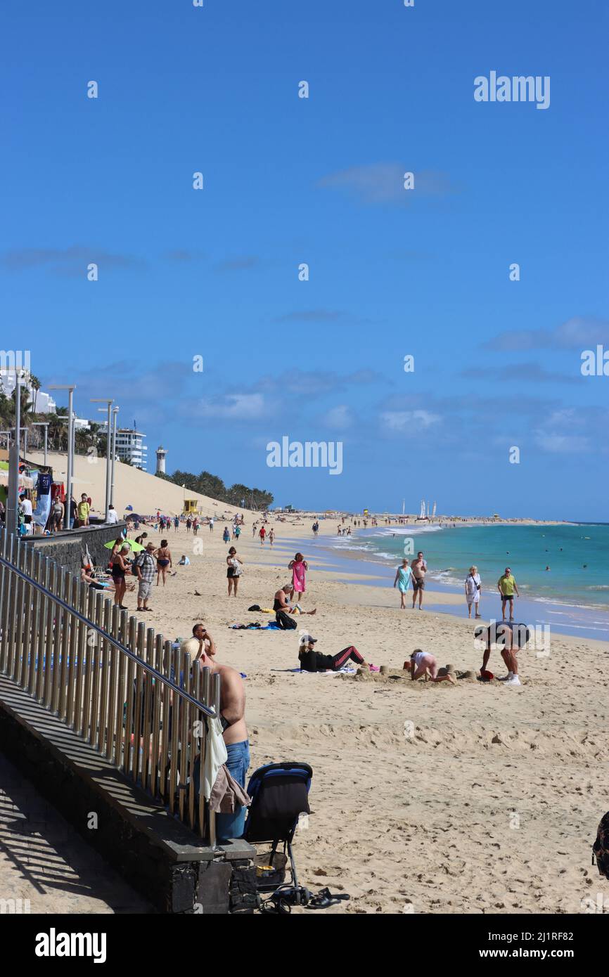 Playa Morro Jable, Fuerteventura, Spanien Stock Photo - Alamy