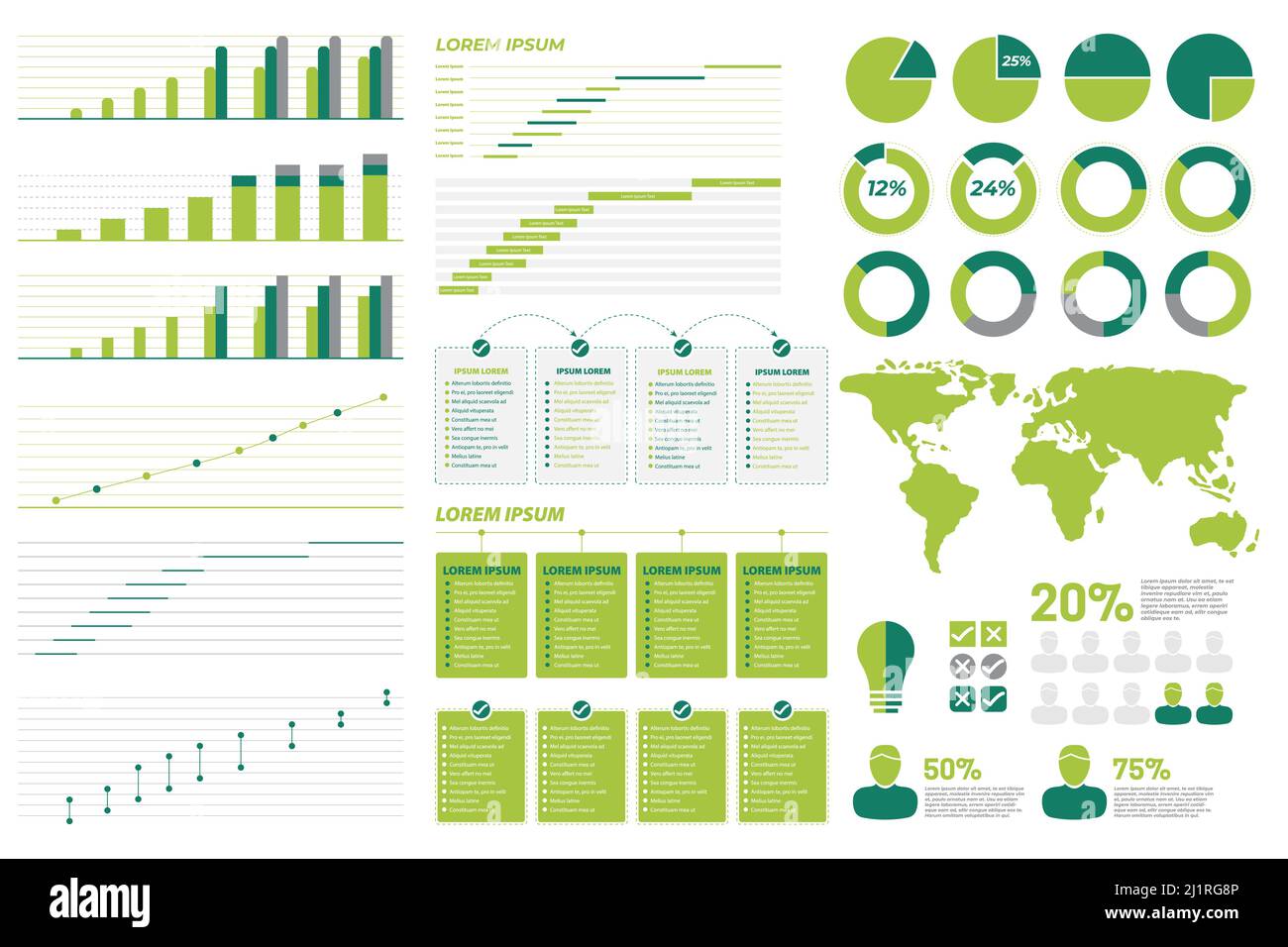 Infographics elements steps Cut Out Stock Images & Pictures - Alamy