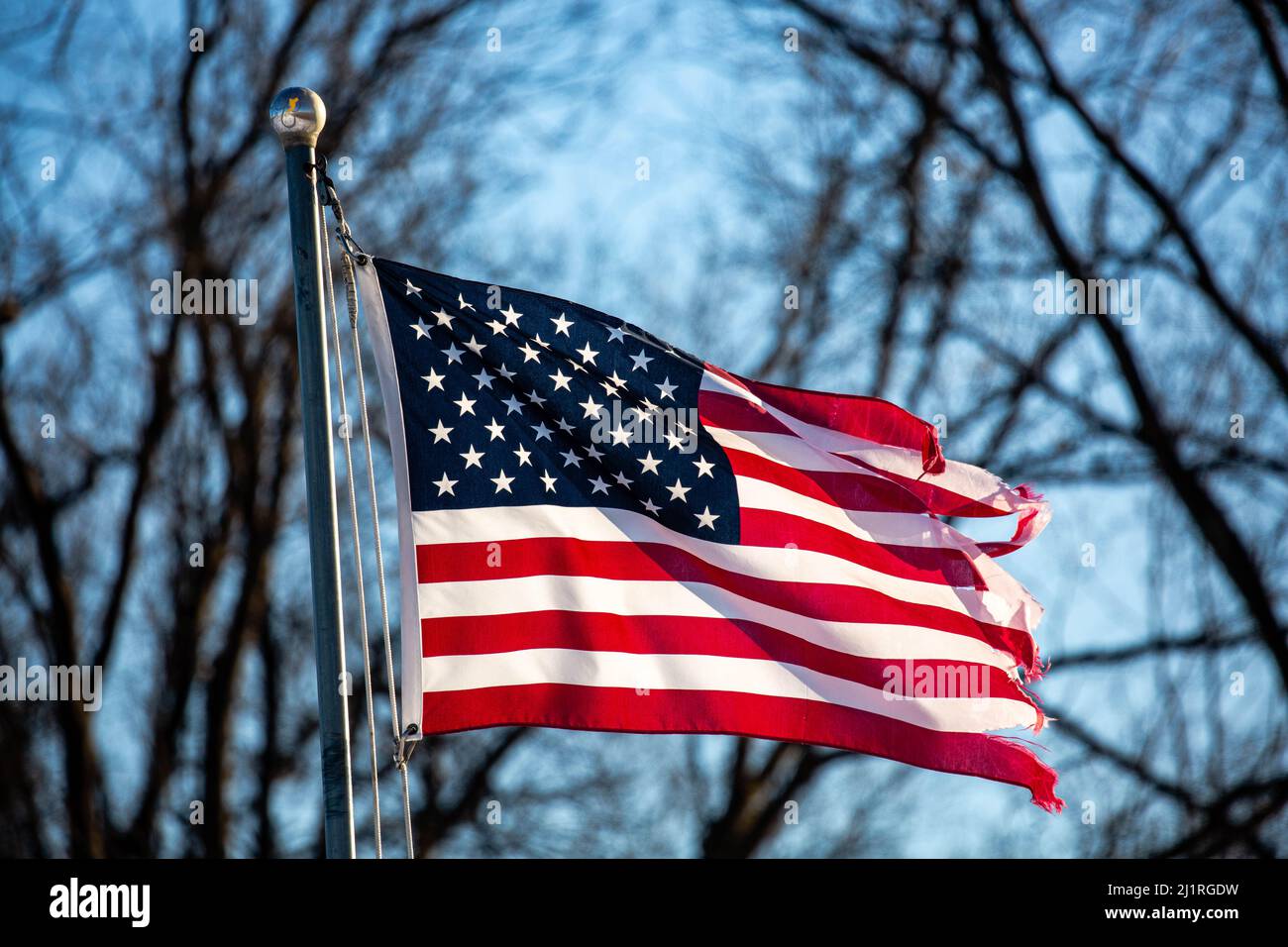 Tattered American Flag Pictures