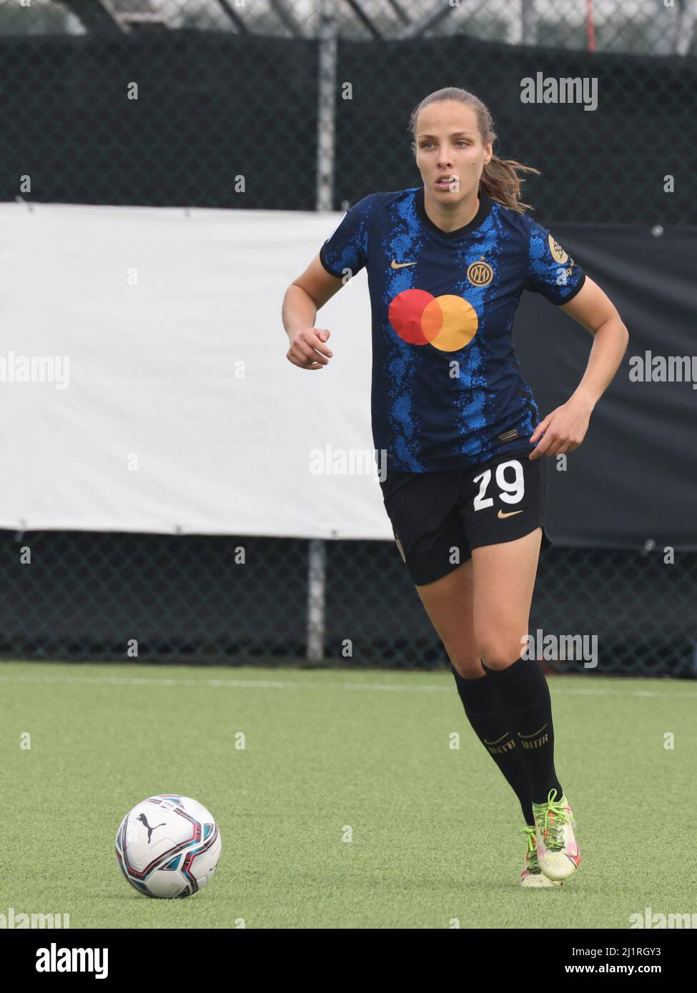 Turin, Italy. 27th Mar, 2022. Anna Krist Jansdottir (FC Internazionale ...