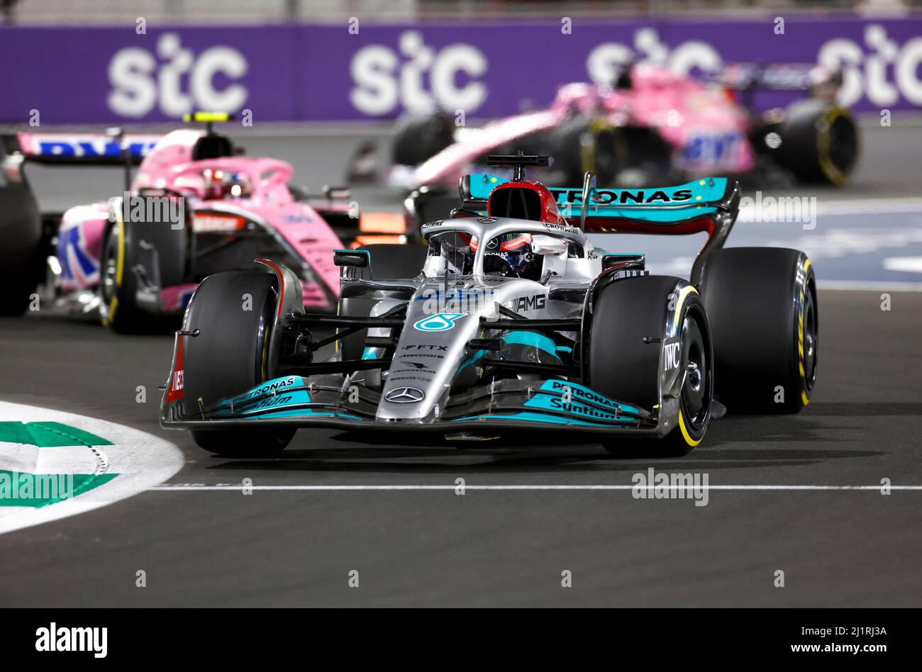 Jeddah, Saudi Arabia. 27th Mar, 2022. #63 George Russell (GBR, Mercedes ...