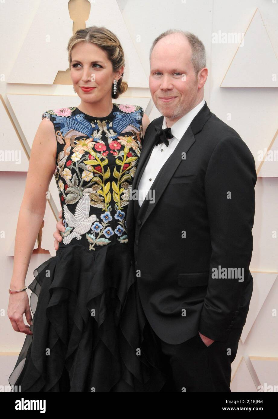 Los Angeles, CA. 27th Mar, 2022. Oliver Tarney, Rachael Tate at ...