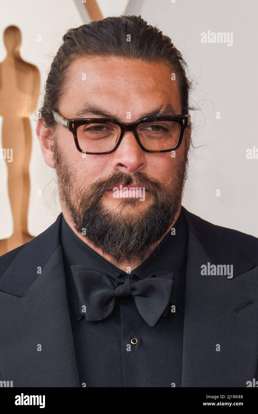 Los Angeles, USA. 27th Mar, 2022. Jason Momoa walking on the red carpet ...