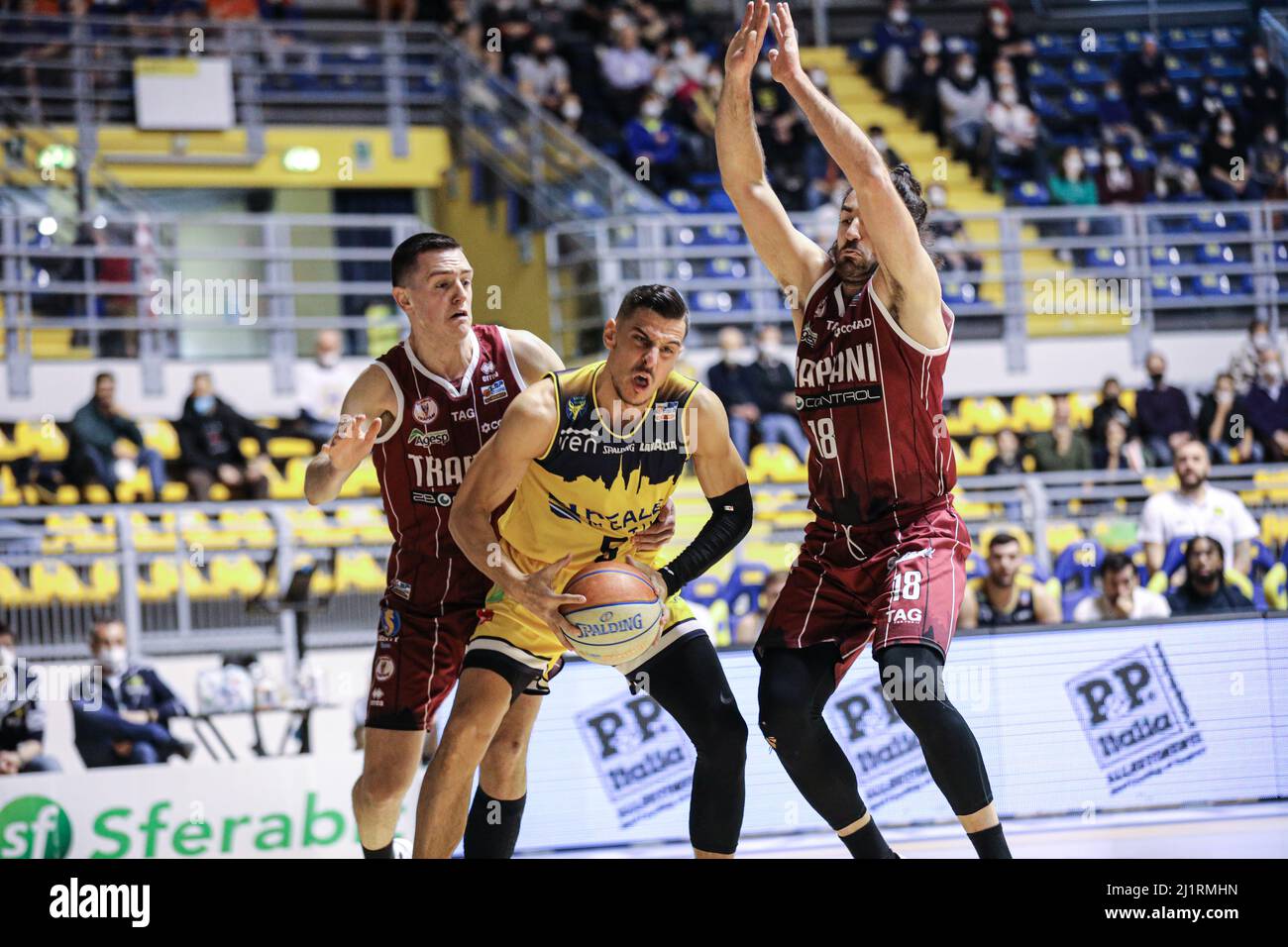 Match of Lega Nazionale Pallacanestro Championship A2 Reale Muta Torino ...
