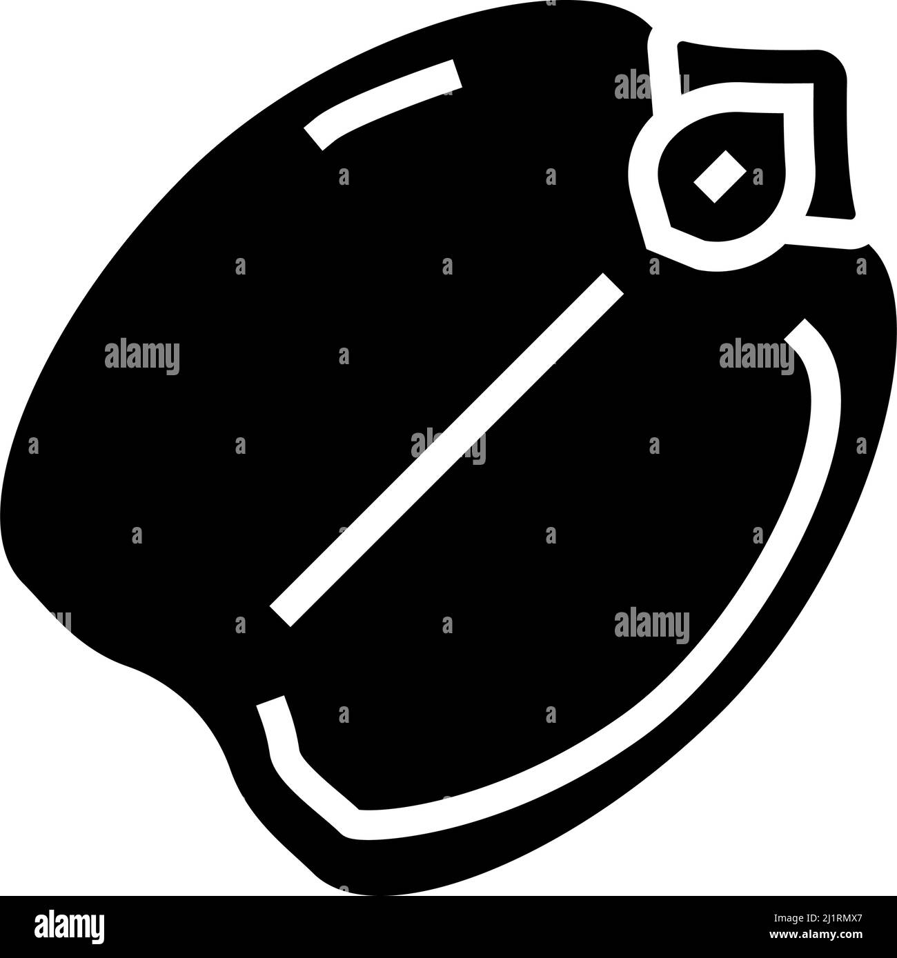 chickpea seed glyph icon vector illustration Stock Vector Image & Art ...
