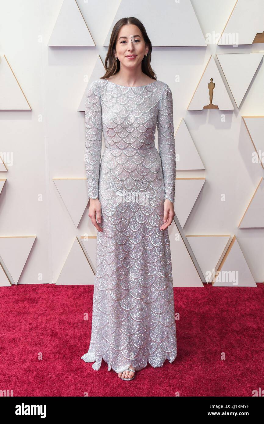 Alana Haim walking on the red carpet at the 94th Academy Awards held at ...