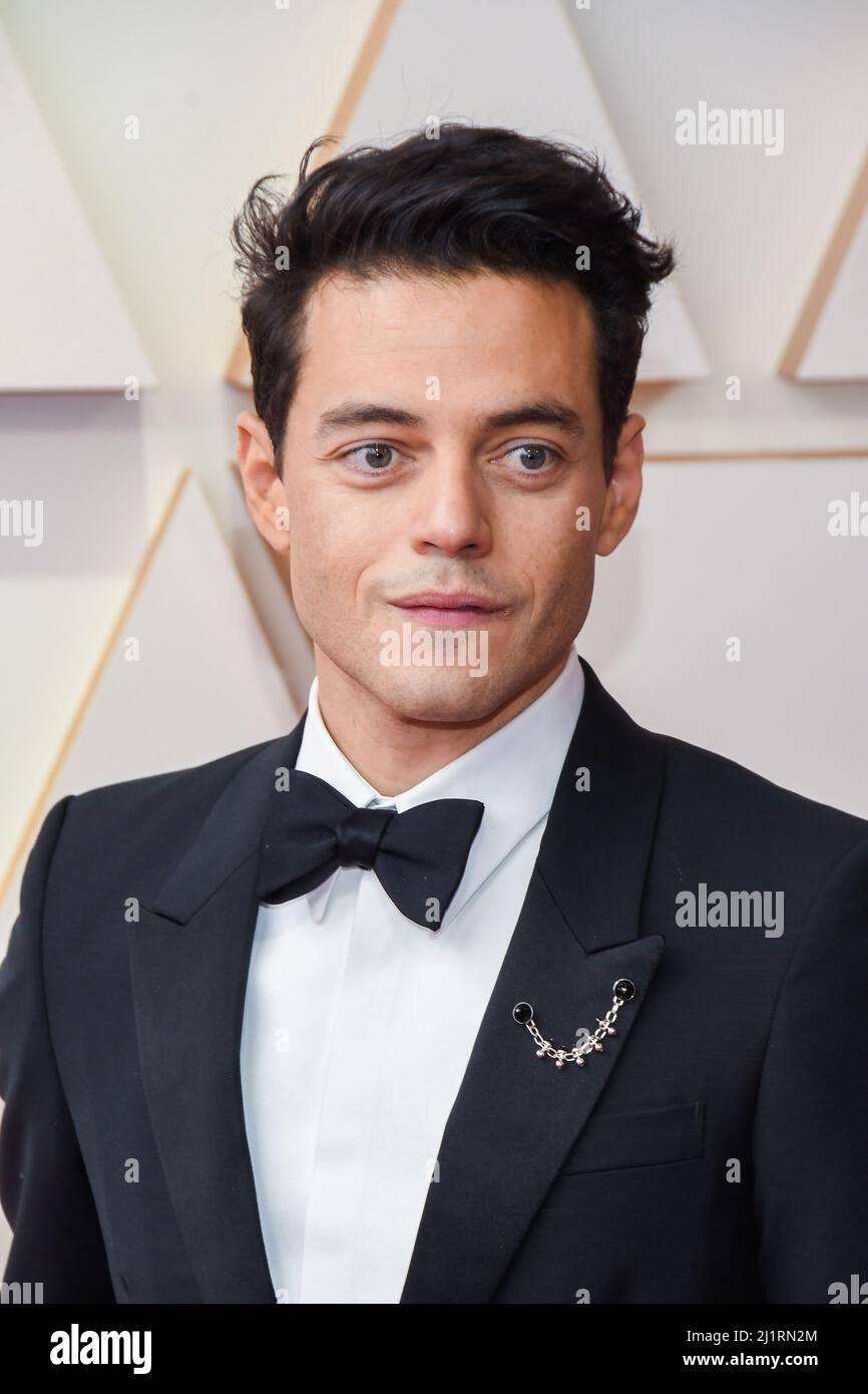 Los Angeles, USA. 27th Mar, 2022. Rami Malek walking on the red carpet ...