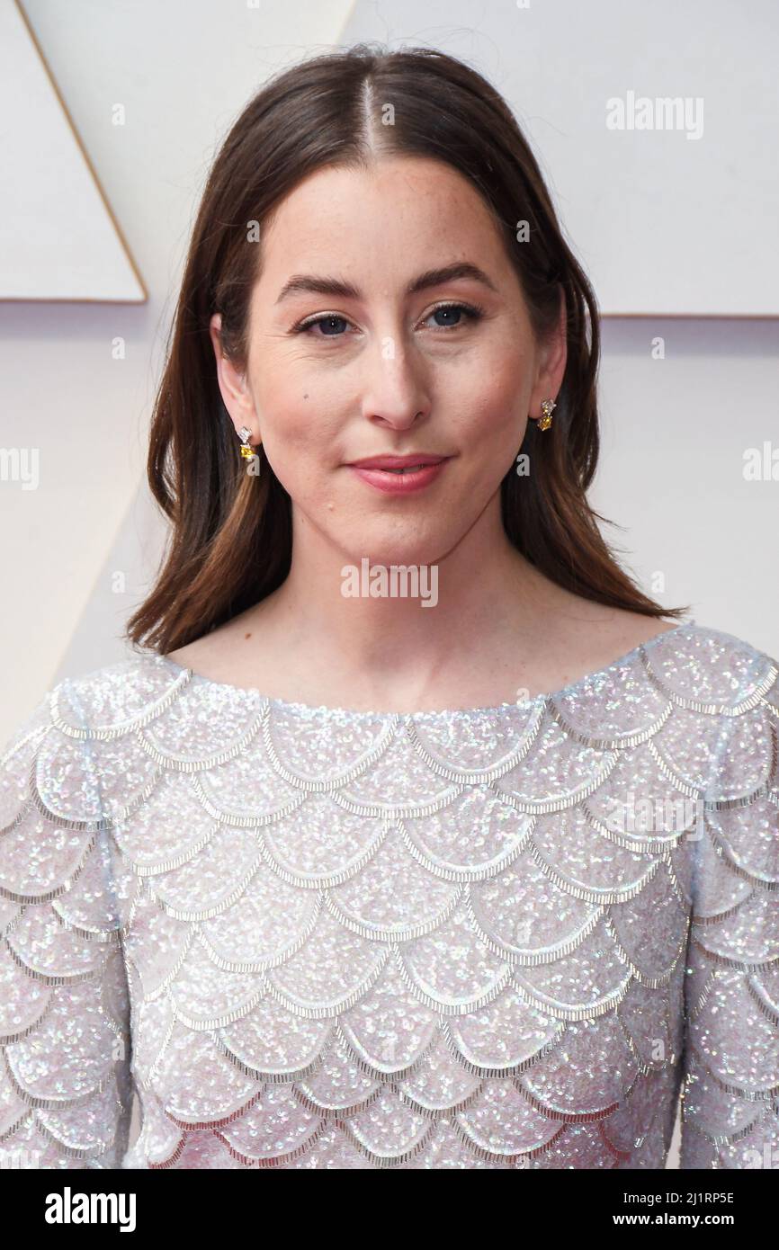 Los Angeles, USA. 27th Mar, 2022. Alana Haim walking on the red carpet ...