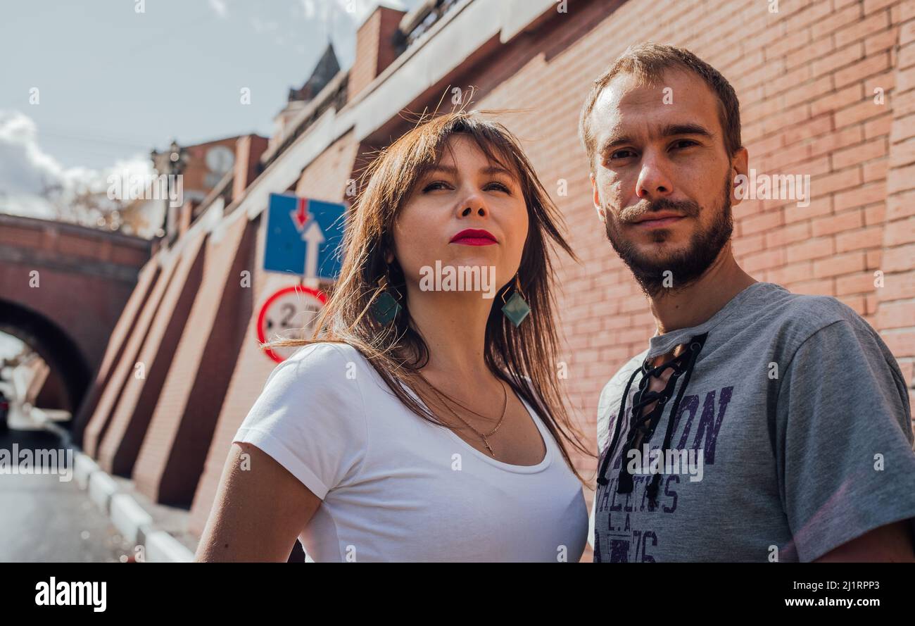 Dark brick wall stare hi-res stock photography and images - Alamy